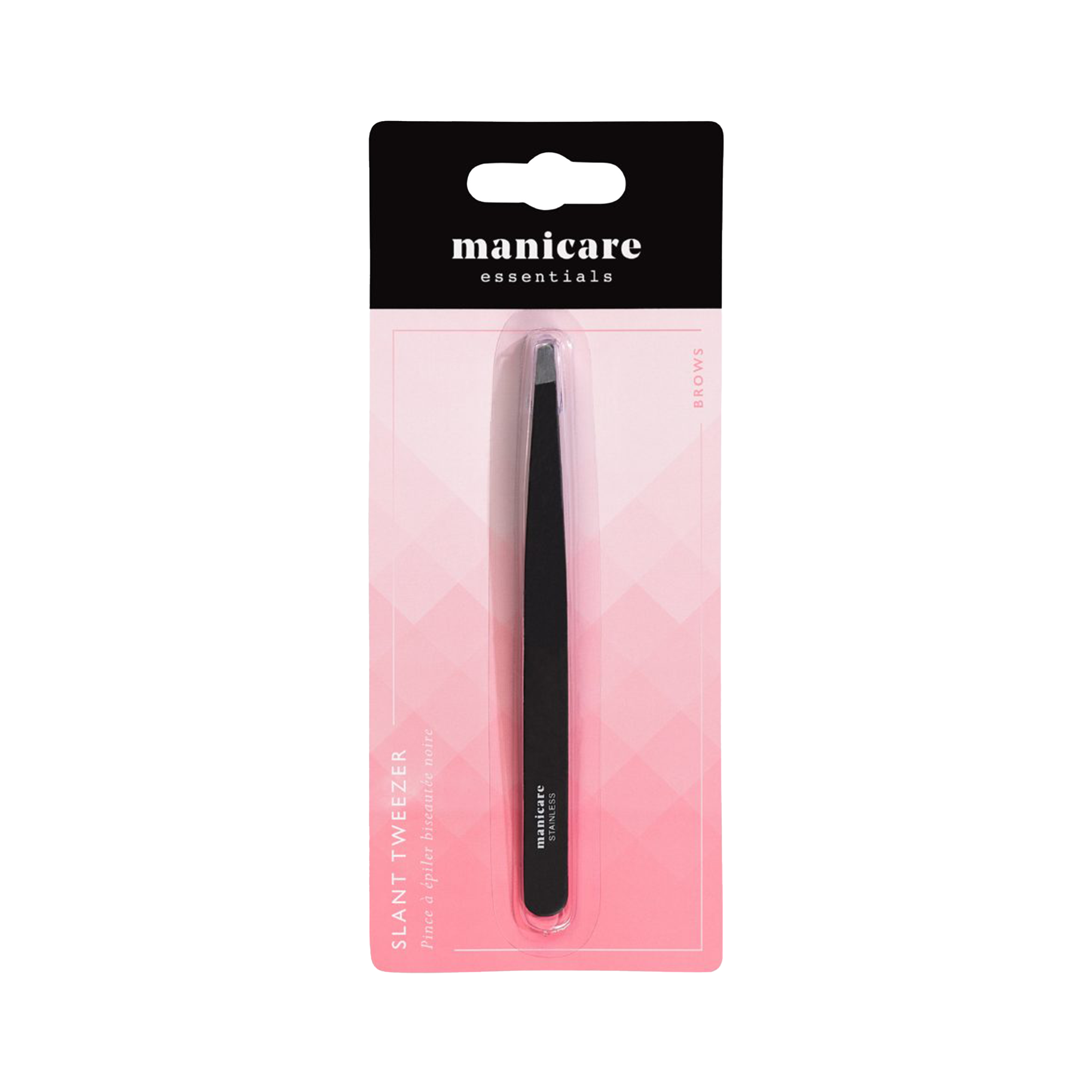 Manicare Slant Tweezer Black – David Hart (Santo)