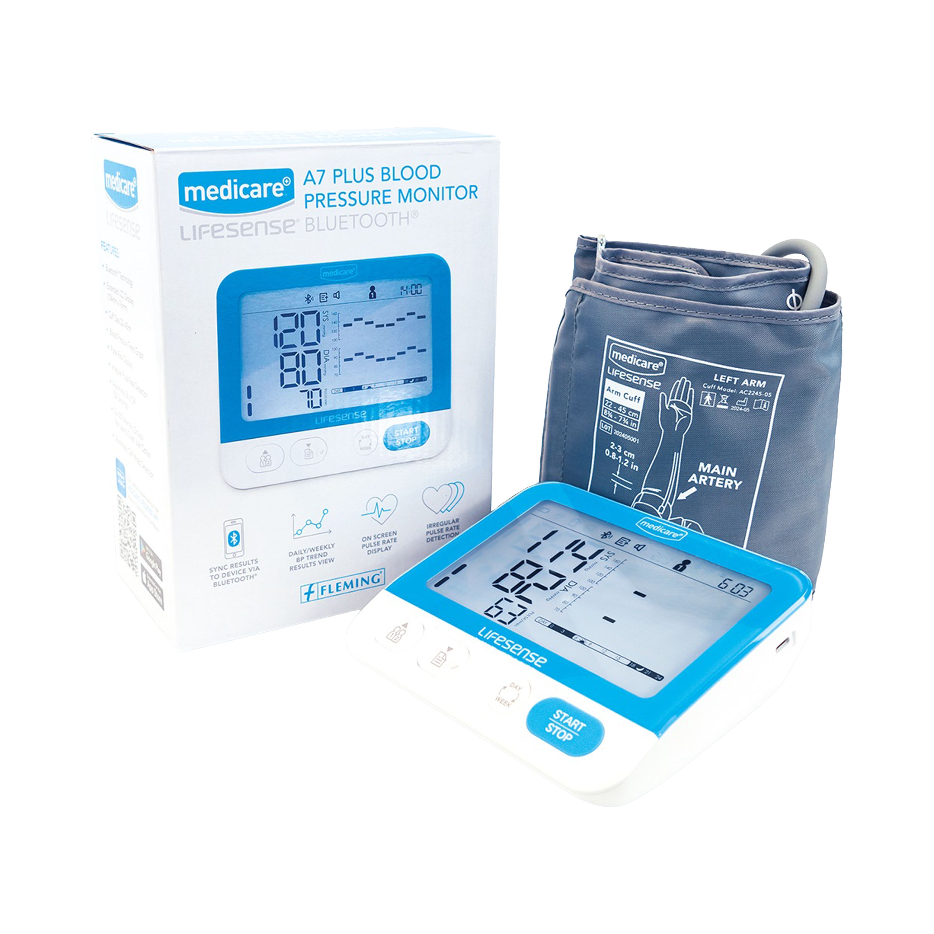 Medicare Lifesense A7 Upper Arm Blood Pressure Monitor – David Hart (Santo)