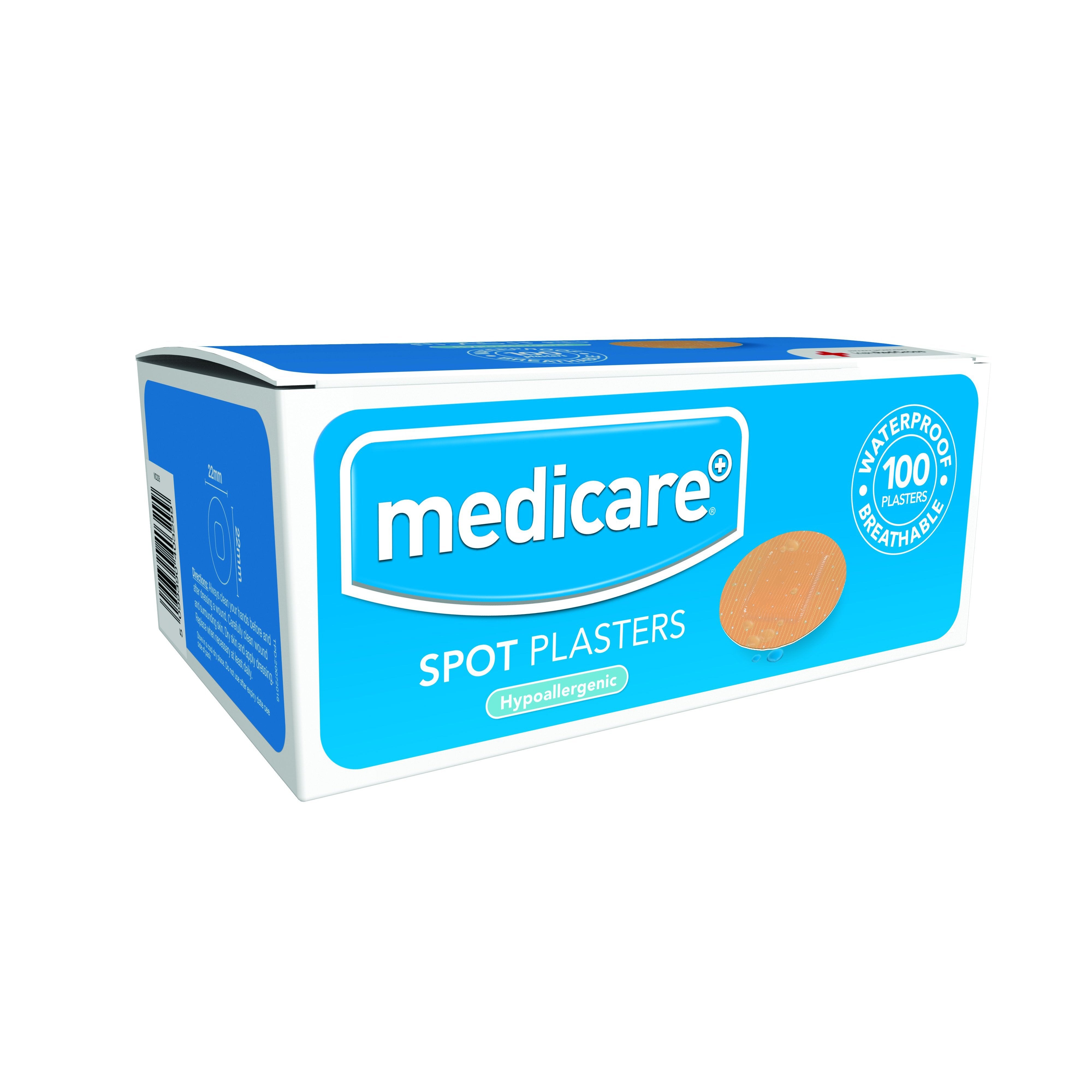 Medicare Waterproof Spot Plasters 100's – David Hart (Santo)