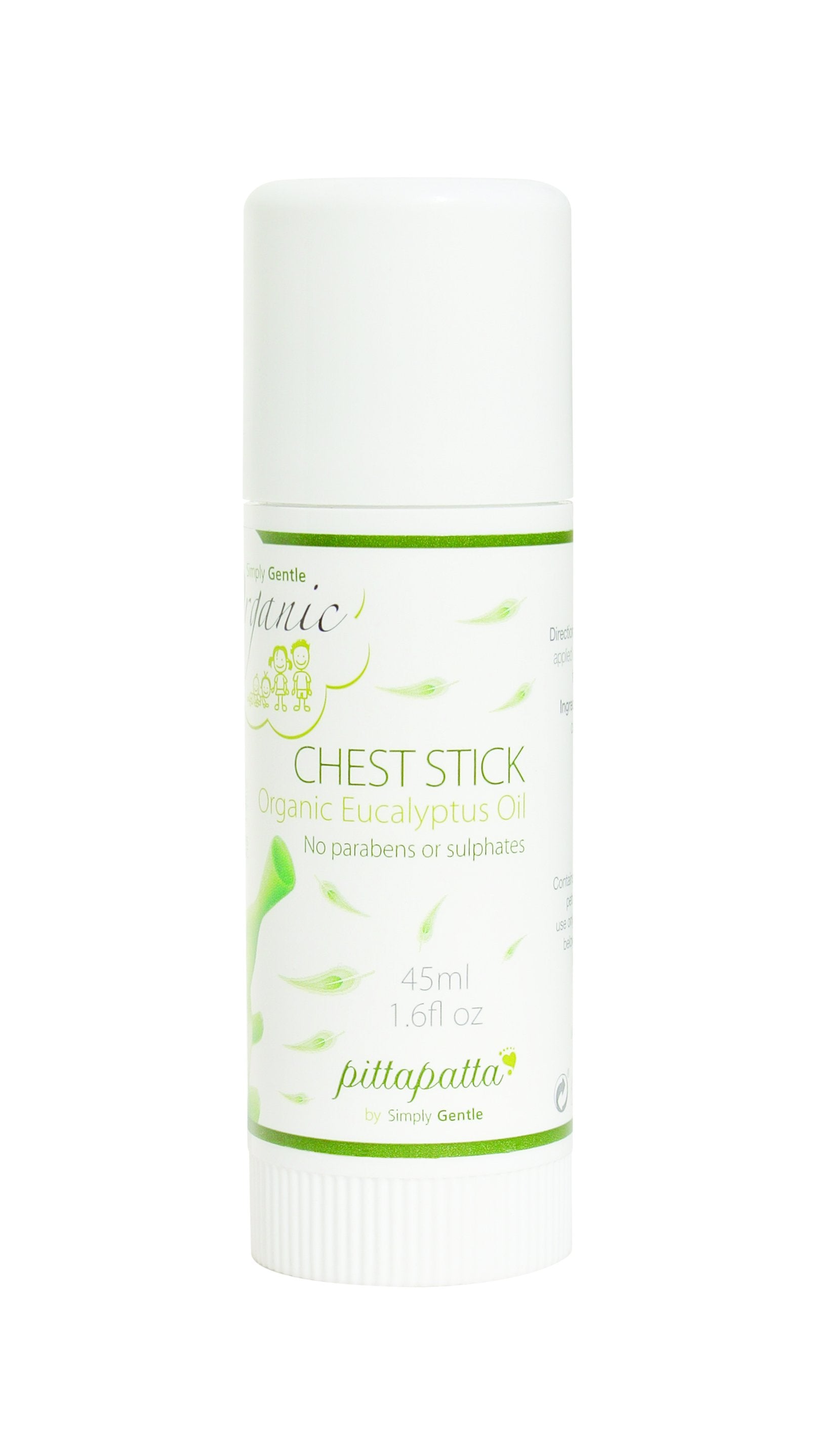 Pitta Patta Organic Chest Stick for Coughs/Colds 45ml – David Hart (Santo)